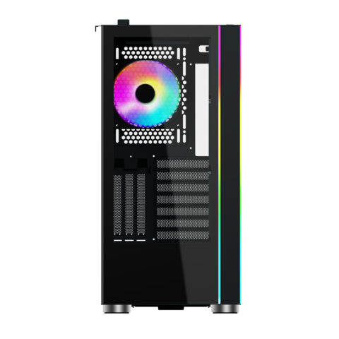 X02a Factory Oem Gaming Computer Case 2 Sides Tempered Glass Panels ...