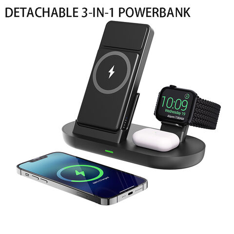 Buy Wholesale China 3-in-1 Wireless Charging Station With Pluggable ...