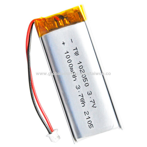 Kc Un38.3 Wholesale 102050 1000mah 3.7v Rechargeable Polymer Battery ...