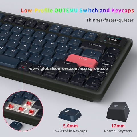 Buy Wholesale China Oem Ajazz Ak832 Pro Low Profile Mechanical Keyboard ...