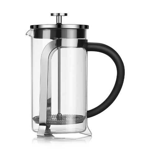 Custom Logo Heat Resistant Borosilicate Glass French Press Coffee Tea ...
