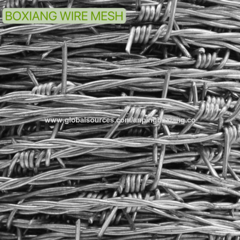 Salegalvanized Barbed Wire And Pvc Coated Barbed Wire Factory Price ...