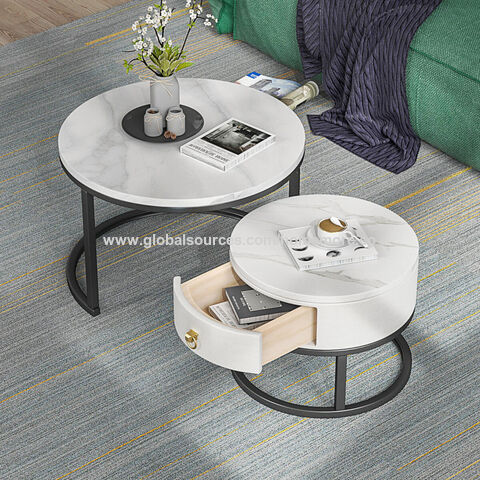 Homemore Storage Modular Side Table For Home Use Tea Table Nesting ...