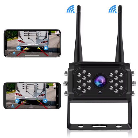 1080p Hd Wifi Wireless Rear View Car Camera Waterproof Backup Reverse ...
