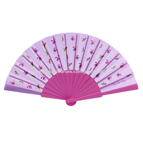 Factory Custom Design Folding Hand Fans Hot Summer Outdoor Plastic Hand ...