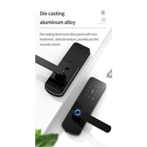 Keyless Entry Door Lock With Handle Fingerprint Door Locks Support ...