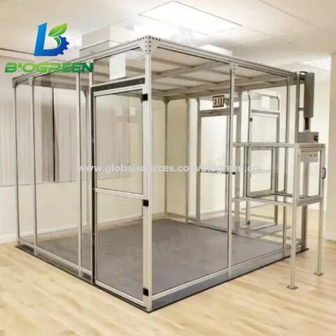 Prefabricated Modular Clean Room Class 100 Portable Clean Booth ...