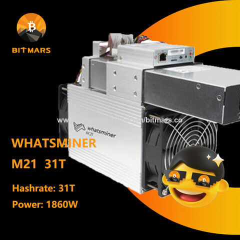 Compre Blockchain Mineros Whatsminer M21 31t 1860w Eficiencia De Energía Bitminer Para La ...