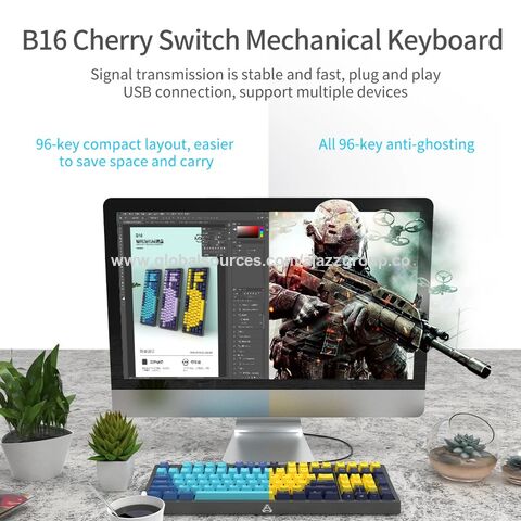Factory Direct High Quality China Wholesale Oem B16 96 Key Cherry Mx ...