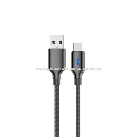 6a Light Display Usb Cable For Iphone 1.2m Usb C Mobile Phone Data ...