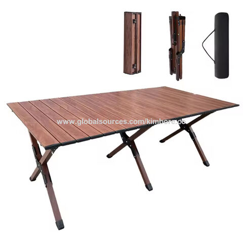 High Carbon Steel Portable Korea Egg Roll Up Foldable Camping Tables ...