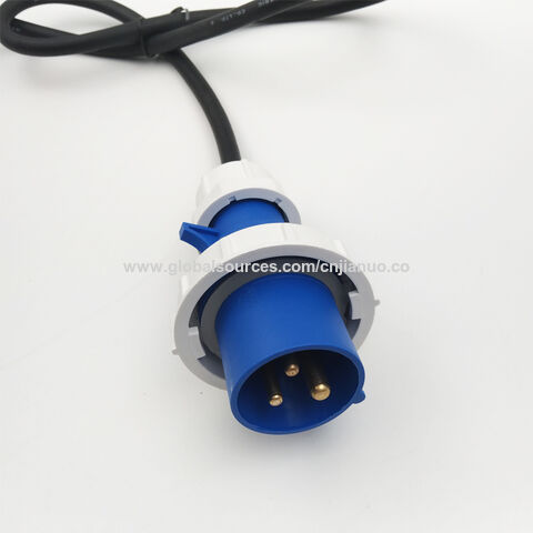 Cee Iec 60309 (1p+n+pe) 16a 250v Industrial Grounded Power Cord, Iec ...