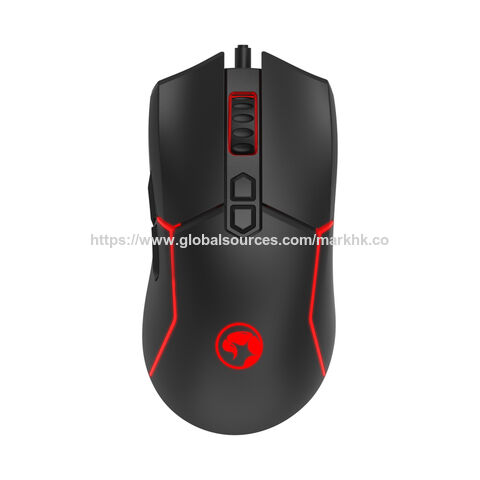 Marvo Lighweight Gaming Mouse, 12400dpi Optical Sensor, 7 Programmable ...