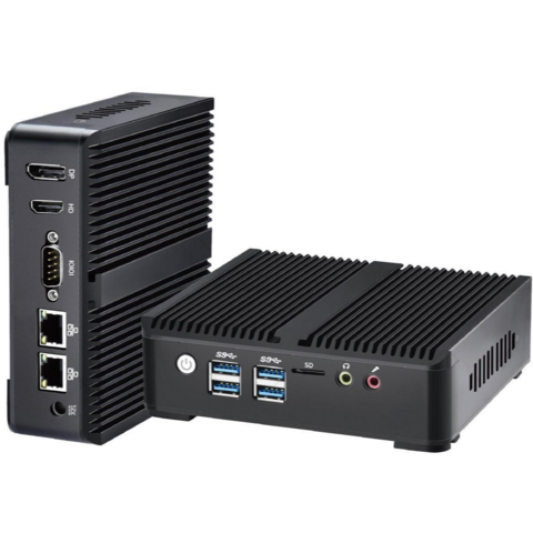 Fanless Mini Pc Ac8-2lan Cpu Intel Alder Lake-n N100 2*sodimm Ddr4 M.2 ...