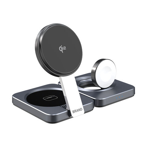 Best Selling Foldable Qi2 Desktop 3 In 1 Magnetic Wireless Charger $15.5 - Wholesale China ...