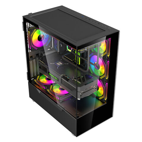 X02b Oem Odm Usb 3.1 Type C Tempered Glass Frameless Gaming Pc Cases ...