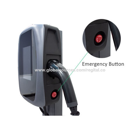 New Design 7'' Touch Screen Wall Box 22kw Ev Charger Station For Home ...