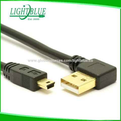 Bulk Buy China Wholesale Gold Plated Right Angle Usb A Male To Left ...