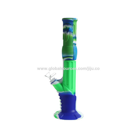 Wholesale Custom Logo Silicone Glass Waterpipe Gourd Shape Glass Bong ...