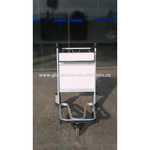 Heavy Duty Aluminum Alloy Airport Luggage Baggage Trolley Hand Cart ...