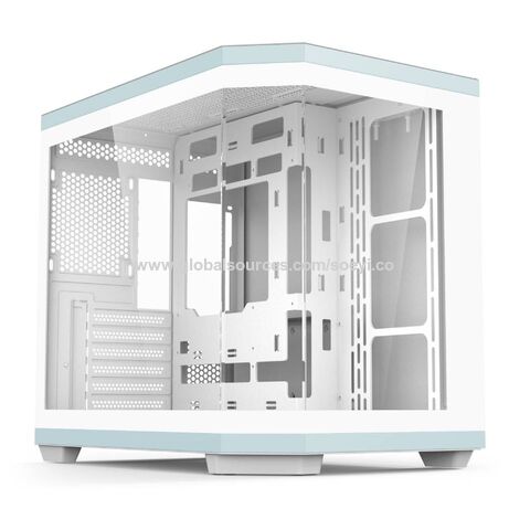 270 Panoramic Room Casing Tempered Glass Side Transparent Atx Computer ...