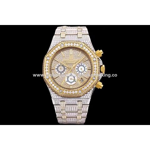 Top Brand Custom Design Men Woman Luxury Hand Set Iced Out Diamond ...