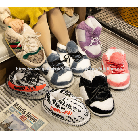 High Quality Cotton Slippers Women's/men's Winter Cotton Shoes Cute ...