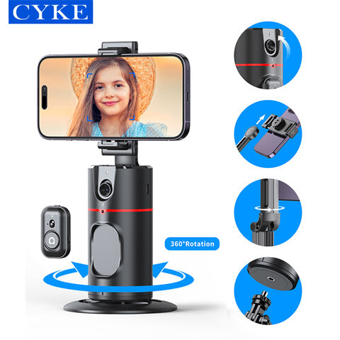 Cyke Auto Face Tracking Tripod With Remote 360 Rotation Tracking Phone ...