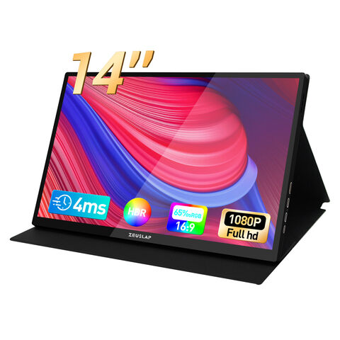Zeuslap 14" Touch Screen 1080p Fhd Ips Gaming Display Portable Monitor ...