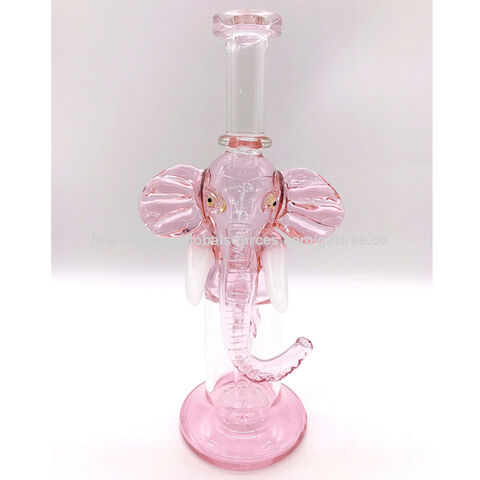 China Glass Bong Factory Wholesale Animal Shape Elephant Bong Glass Dab ...