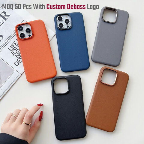 Buy China Wholesale Odm Pu Leather Back Phone Case With Magsafe For ...