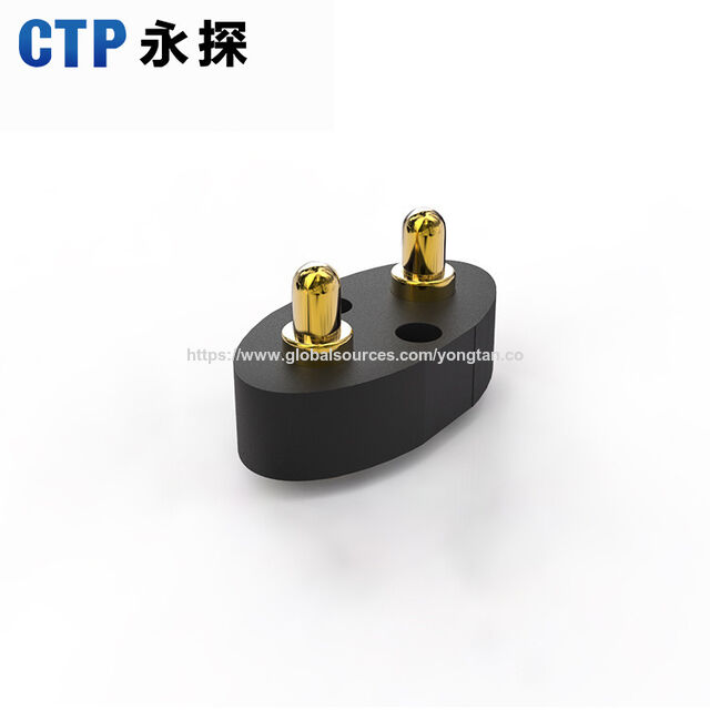 Bulk Buy China Wholesale 2-pin Electronic Connector Spring Loaded ...