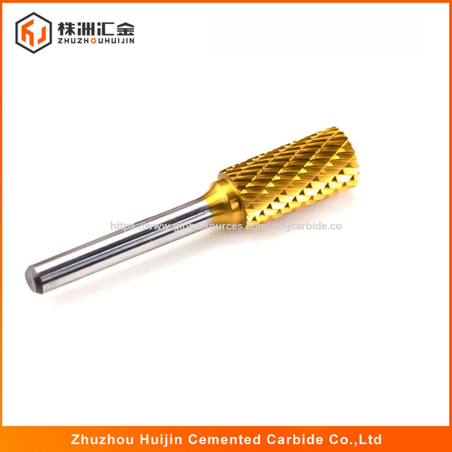 Buy Wholesale China A- Type Good Gold Coated Rotary File Burs Titanium ...