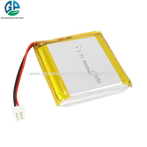 High Capacity Lipo Battery Pack 125050 3.7v 5000mah Rechargeable ...
