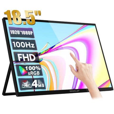 Zeuslap 18.5" 1080p Ips Portable Display Touch Screen Lcd Monitor With ...