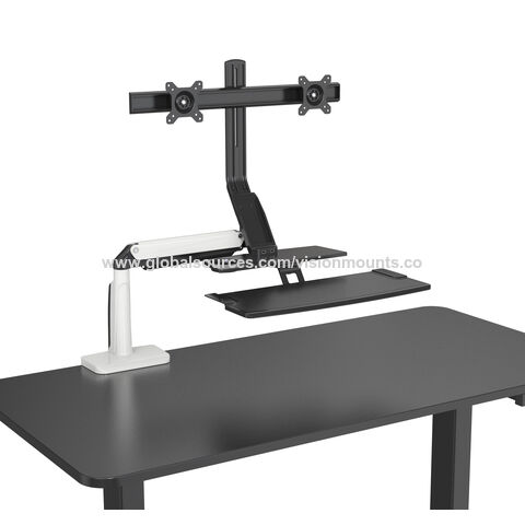 V-mounts Height Adjustable Desktop Monitor Mount Arm Workstation With ...