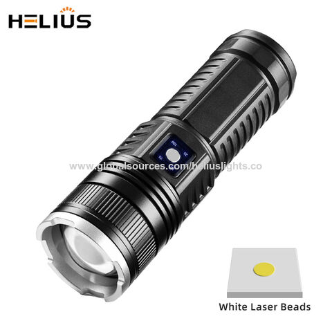 Aluminium Alloy+abs Led Flashlight Tail Light 30w White Laser Torch ...