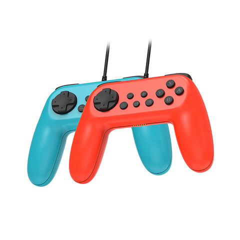 Dobe Official Tns-19068 Switch(simple Wired Controller)red And Blue Set ...