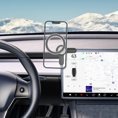 Vietnam Car Floating Display Cellphone Holder For Tesla Y Magnetic ...
