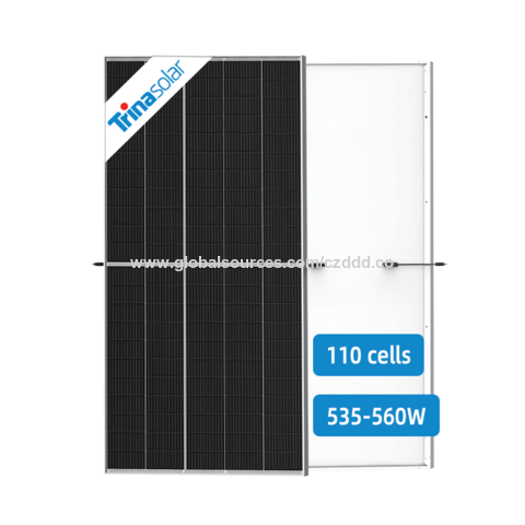 Modul Surya Setengah Sel Mono-facial Daya Pv Merek Top Panel Surya 535w ...