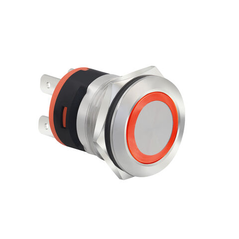 Honyone Pam Dpst High Current 16a 250v 22mm Illuminated Metal Pushbutton Switch Waterproof ...
