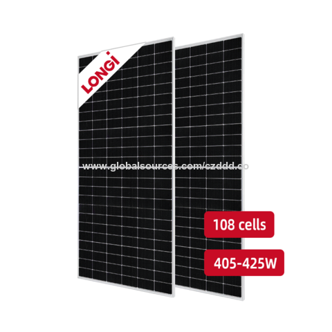 Cells Solar Panel 410w For Home Solar Power System Longi Solar Pv ...