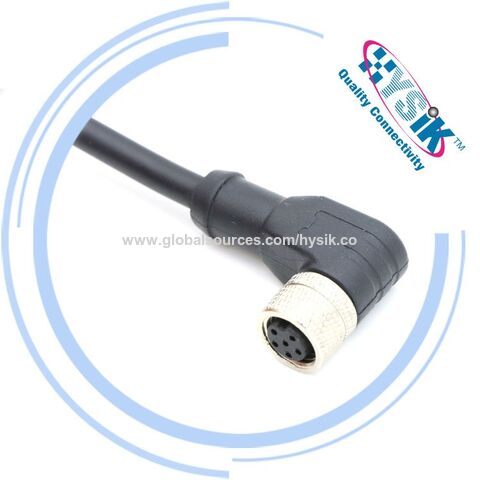 Oem Odm Customizable Factory Right Angled M8 Waterproof Ip67 Female To ...