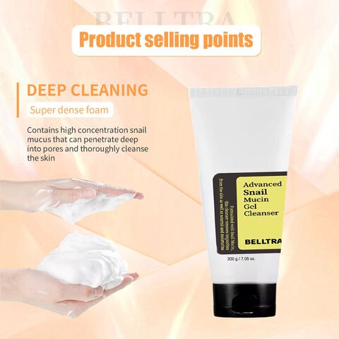 Advanced Snail Mucin Gel Cleanser Oem\odm Manufacturer Belltra ...