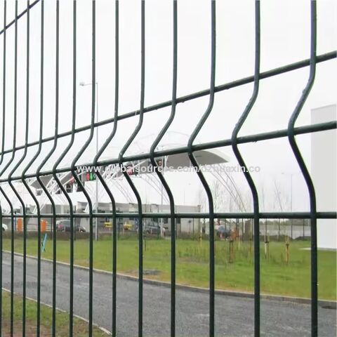 Curved Wire Mesh Fence Coated Welded Estate Rigid 3d High Quality Pvc Metal Iron Free Mesh ...