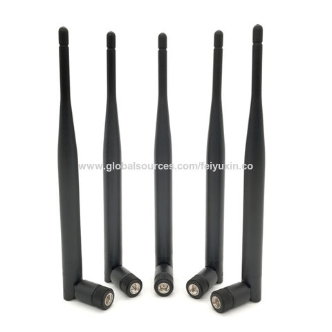 Wifi 2.4g 5.8g Lora 6dbi 195x13mm Foldable Rubber Omnidirectional Sma ...