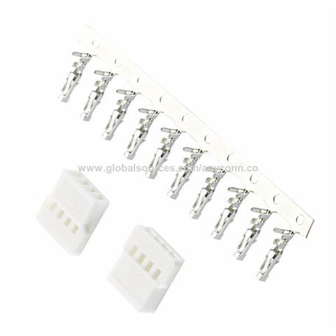 White Color Jst/molex Alternative Houswing With Terminal 2x4 Pin Wire ...