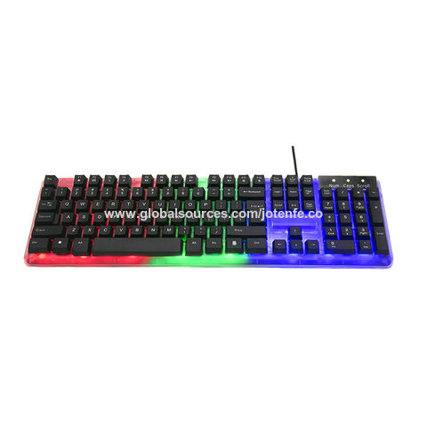 Bulk Buy China Wholesale Custom Logo Gaming Keyboard 7 Color Backlight ...