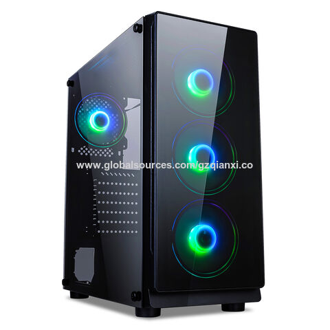 Wholesale Tempered Glass Atx Tower Office Pc Case Desktop Computer Case ...