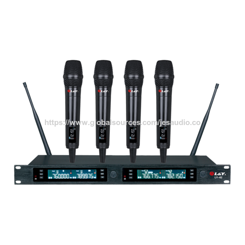 Professional Uhf Pll 100*4 Channels Wireless Microphone,antenna ...